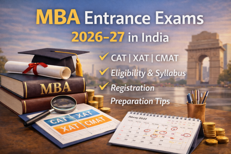MBA Entrance Exams 2026 2027 in India - Best Business Schools in Delhi NCR
